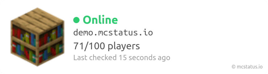 API Documentation - Minecraft Server Status